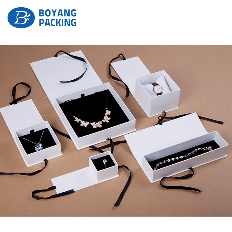 Jewelry boxes set,white jewellery box - Jewelry packaging set