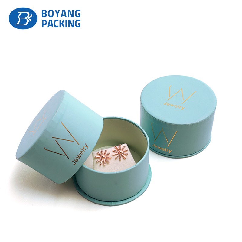 Wathet elegant circle jewelry box - Jewelry boxes