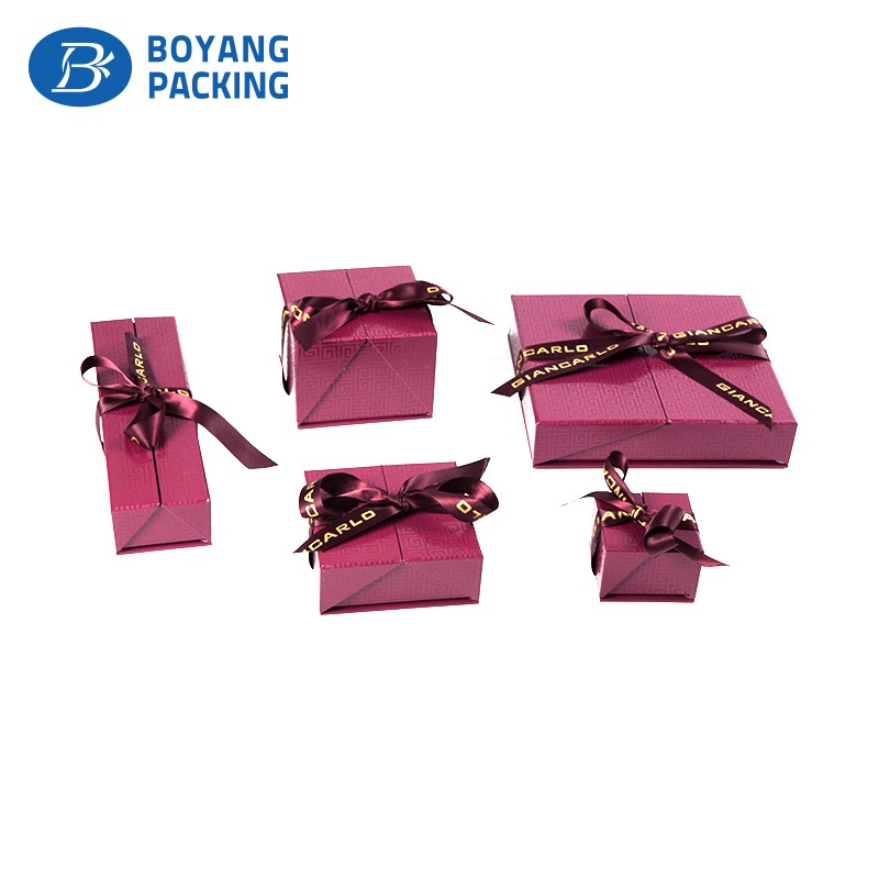 Luxury custom black Jewelry gift box - Jewelry packaging sets