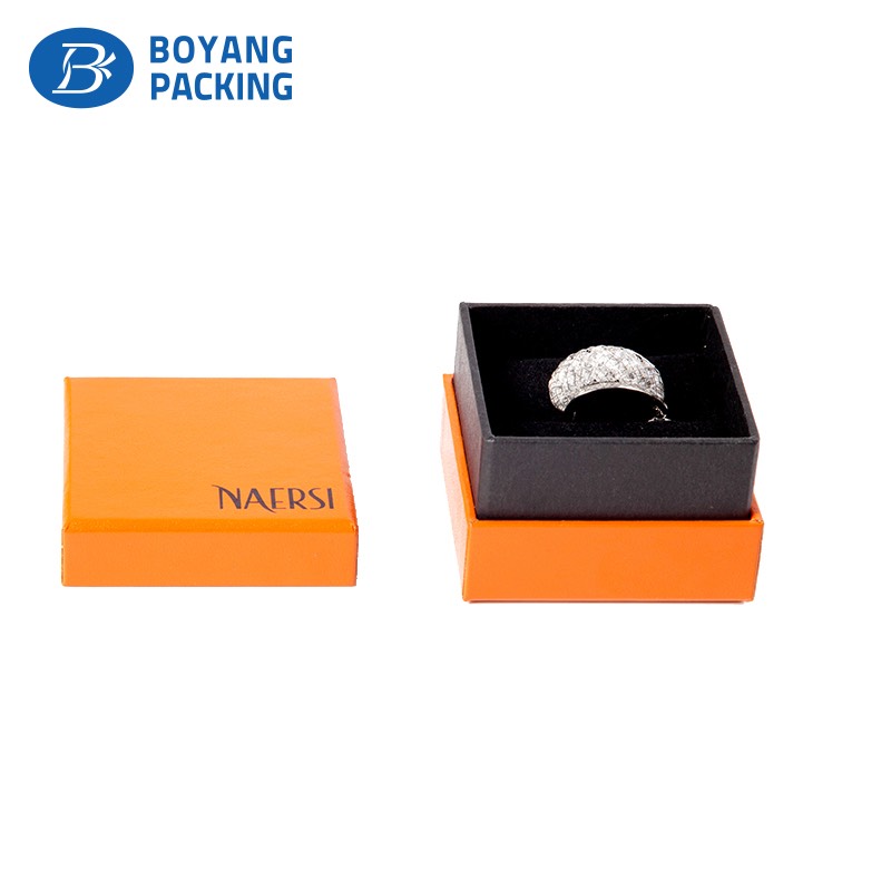 Warm orange jewellry box - Jewelry packaging sets