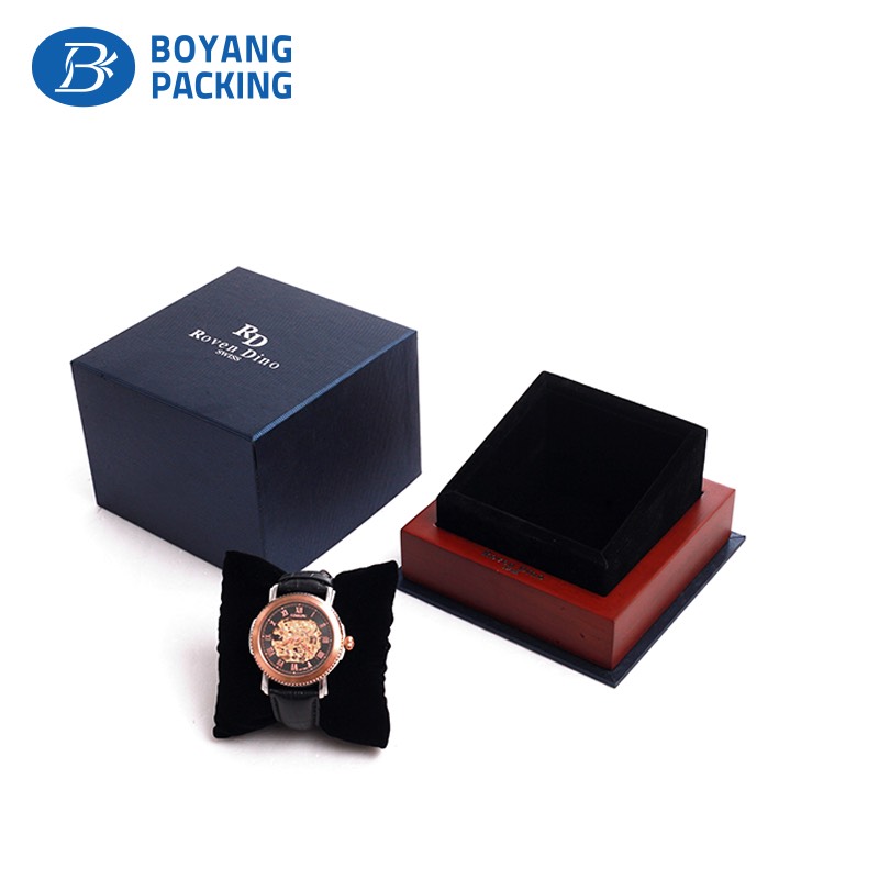 environmental protection paper black watch box - Watch box&bag