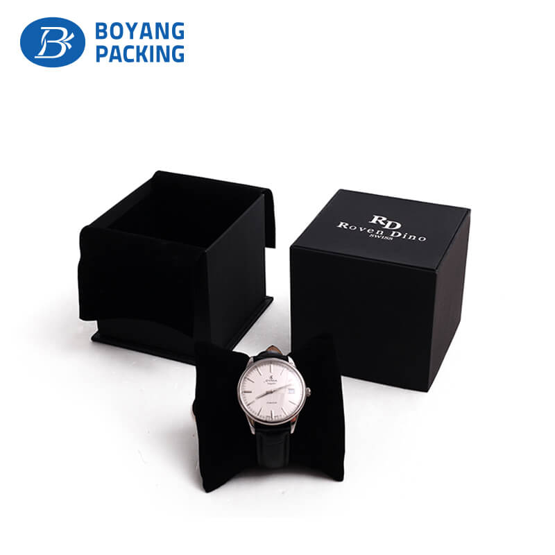 Black wholesale watch box, watch packing box factory - Watch box&bag